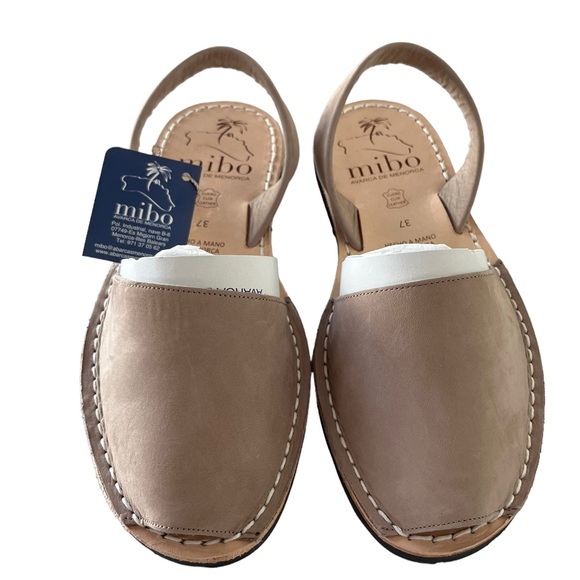 Mibo | Shoes | Mibo Avarcas Leather Slingback Sandals 7 Nwt | Poshmark